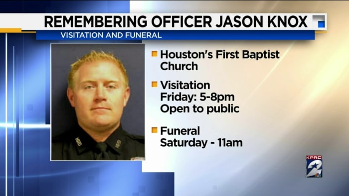 Visitation for officer Jason Knox
