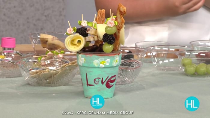 Create a Mother’s Day blooming charcuterie snack with The Cheese Chica