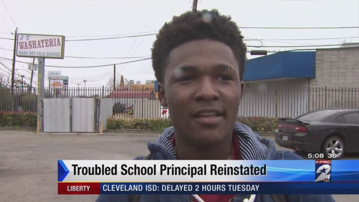 Sharpstown High School principal reinstated after abuse allegations