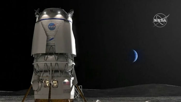 NASA awards Blue Origin with 2nd Artemis lunar lander development contract