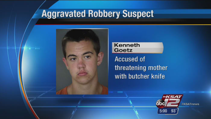 BCSO: Kenneth Goetz, 17, threatened mother with butcher knife