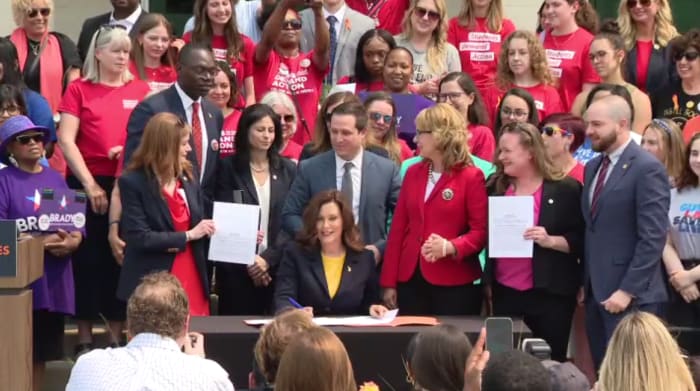 Michigan Governor Gretchen Whitmer signs red flag bill into law