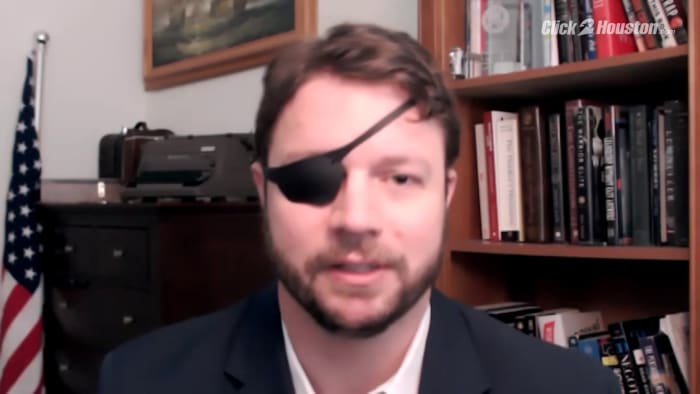 Rep. Dan Crenshaw explains recovery after eye surgery