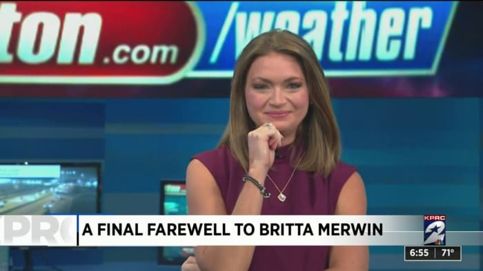 Here is a final farewell to KPRC 2's Britta Merwin
