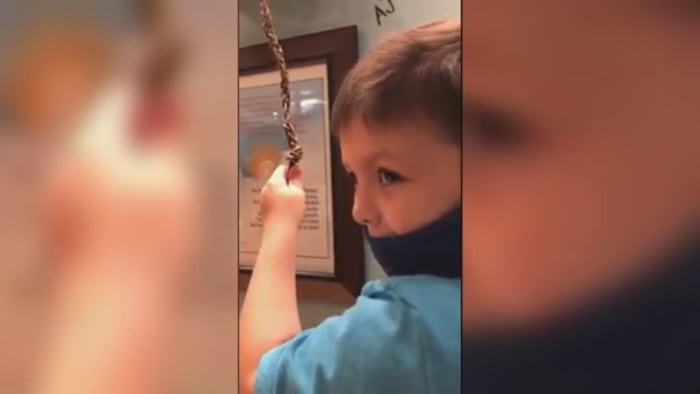 Bells for Abigail: Julian Galloway rings second bell