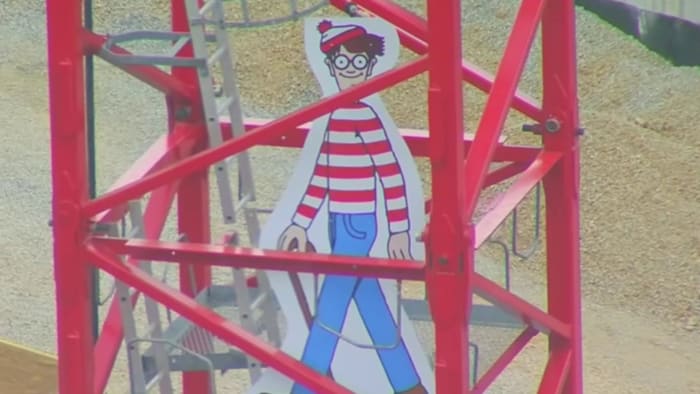 'Where's Waldo' cutout brings smiles to children's hospital