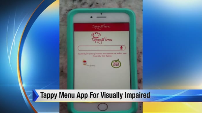 Tappy Menu app helps visually impaired