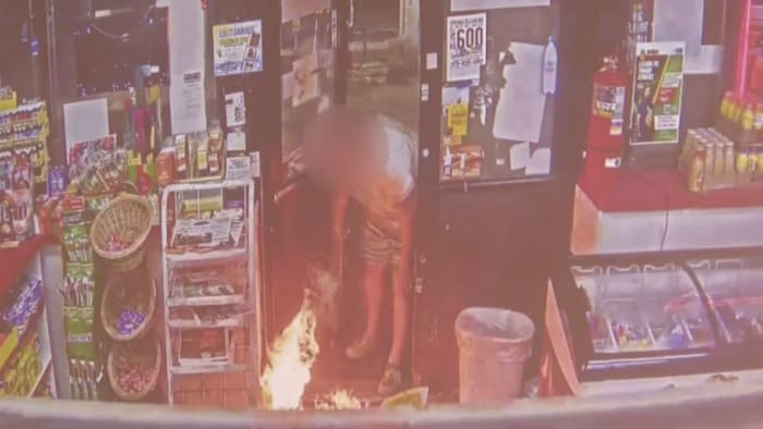 Clerk hurt after trash can full of gas dumped inside Detroit gas ...