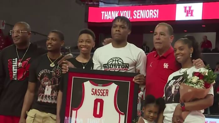 ‘It feels like it’s a blessing’: Former Houston Cougar Marcus Sasser ...