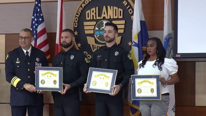 Orlando police chief recognizes outstanding officers at awards ceremony