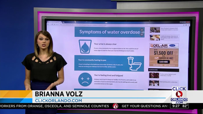 Too much of a good thing? Water overdose is real, and it's scary