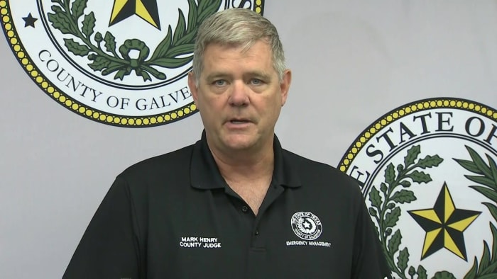 Galveston County Judge Mark Henry issues disaster declaration citing ...