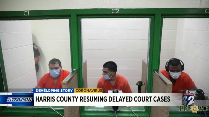 Harris County continues to grapple with a huge backlog of criminal cases