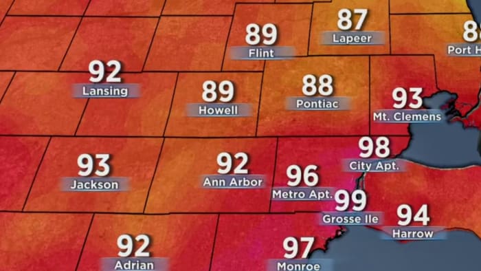 Here’s when to expect humidity and rain as hot temperatures continue in ...