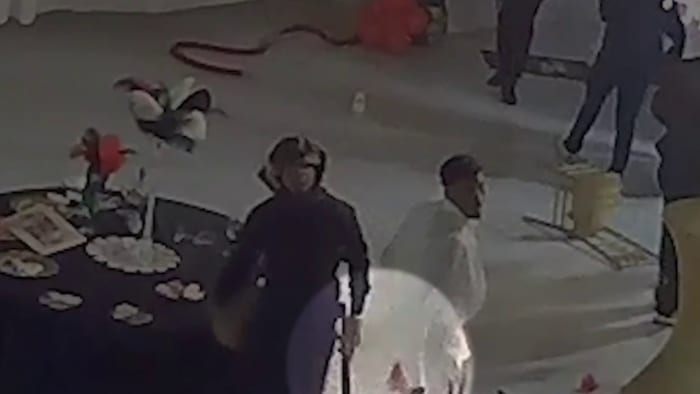 Video shows chaos during Orange County banquet hall shooting that killed 2