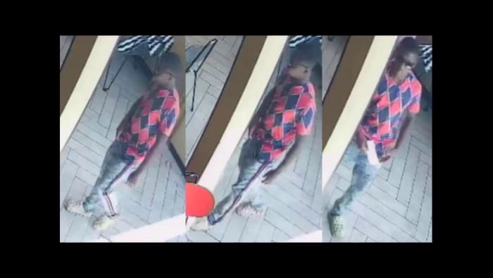 Have you seen him? Video shows man snatching envelope containing cash ...