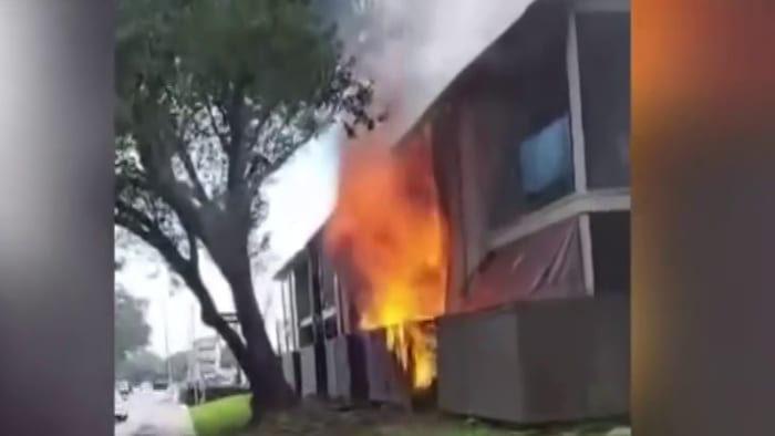 2 people injured in Webster apartment fire, HCFMO says; Crews work to ...