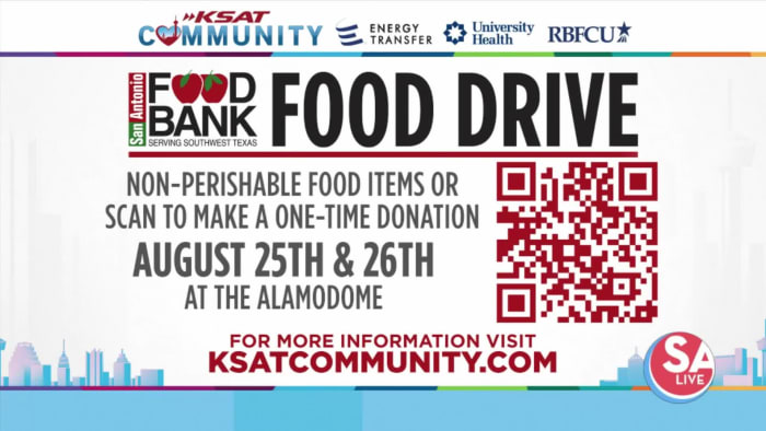 KSAT Community to host food drive to help support the San Antonio Food Bank