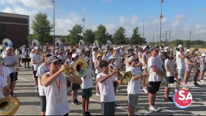 Brandeis High School Marching Band prepares for KSAT Pigskin Classic 2023