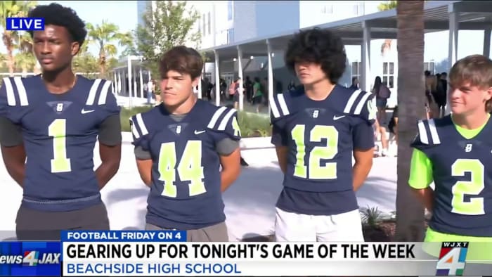 Beachside High football players ready to make history with school’s ...