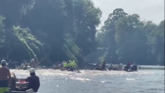 No bites here: At the Redneck Fishing Tournament, fish literally fly ...