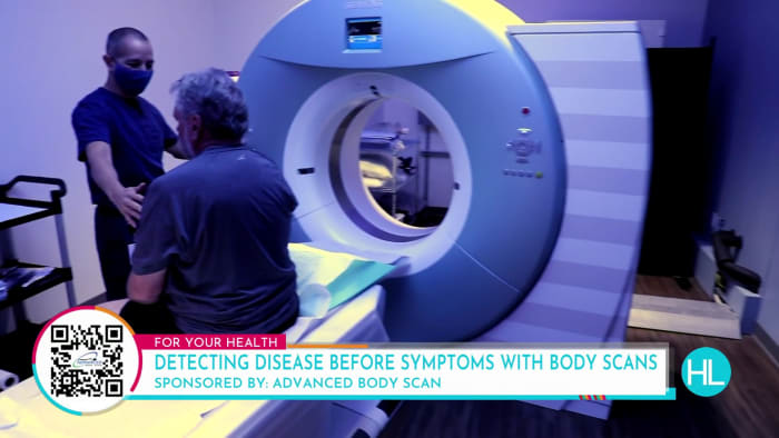 Detecting disease before symptoms with body scans