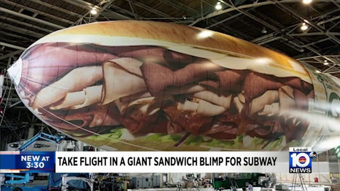 Eat in the sky: Subway’s flying restaurant to make stop in Miami
