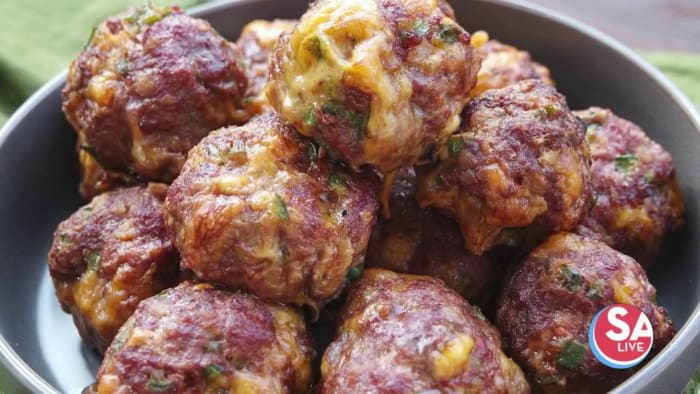 This grilled meatball recipe is out of this world!