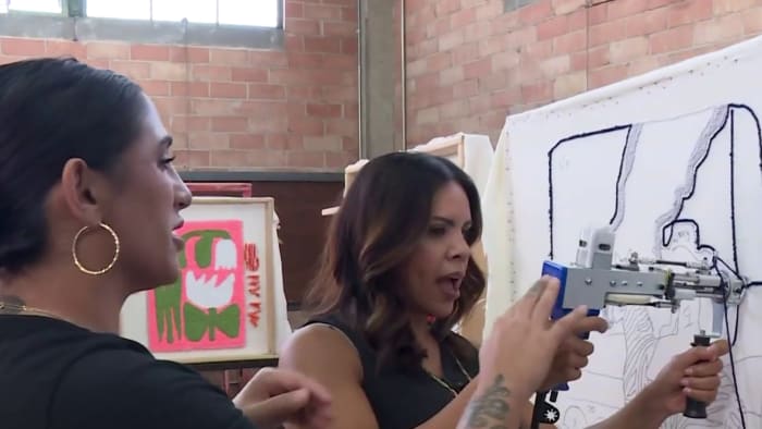 Tuft your own custom rug at Habibi Bazaar