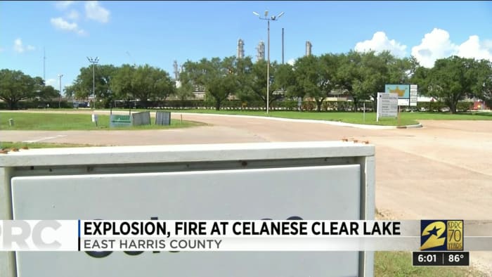 Explosion, fire at Celanese Clear Lake
