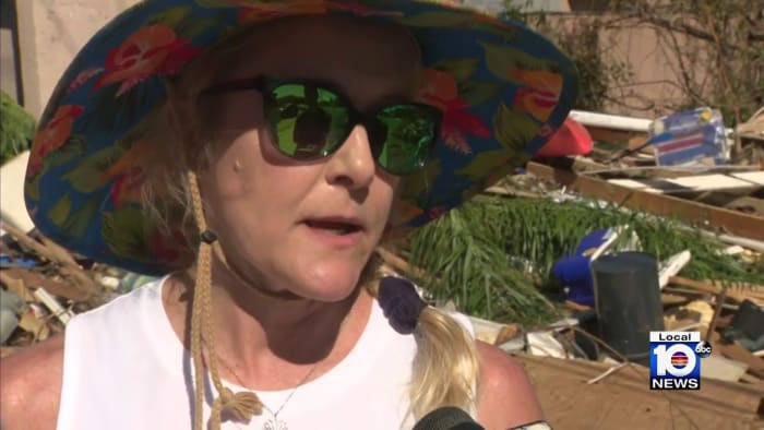 Después del huracán Ian, los residentes de los condados de Lee y ...