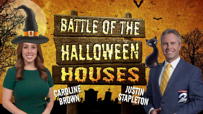 🔒 Battle of the Halloween houses: KPRC 2′s Justin Stapleton, Caroline ...