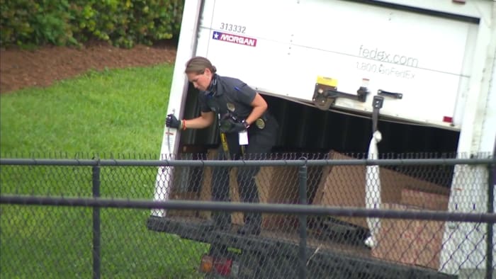 Thief steals FedEx cargo truck; abandons it behind Walmart