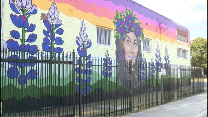 ‘If These Walls Could Talk’: Local artist paints mural to honor woman ...