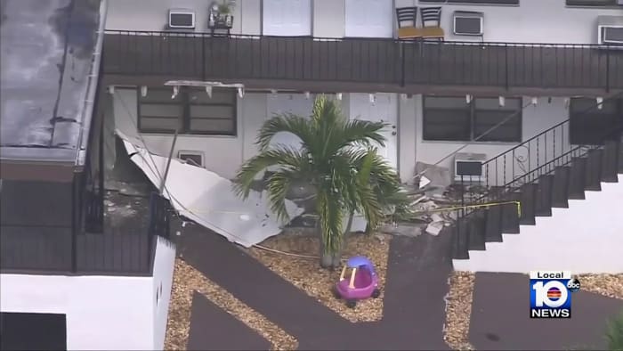 Hialeah apartment building deemed unsafe after partial collapse