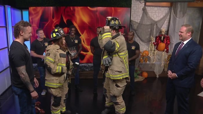 The Houston Firefighter Calendar is back! Derrick and Tessa get a ...
