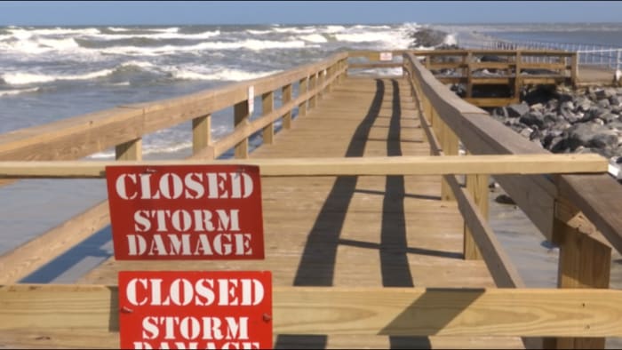 Nor’Easter brings damage, erosion to Volusia beaches