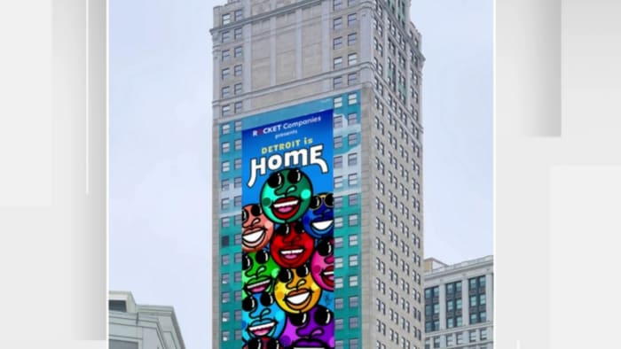 New mural to drape Broderick Tower, the famous ‘whales building’ in ...