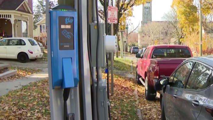 First public curbside EV chargers come to Ann Arbor
