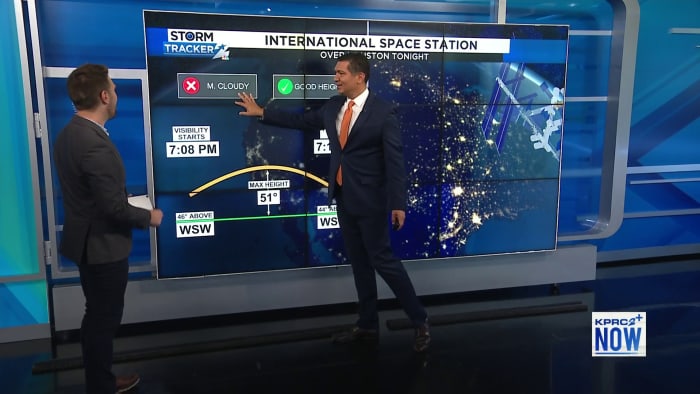 KPRC 2 Meterologist talks about your chances to see the ISS in the sky