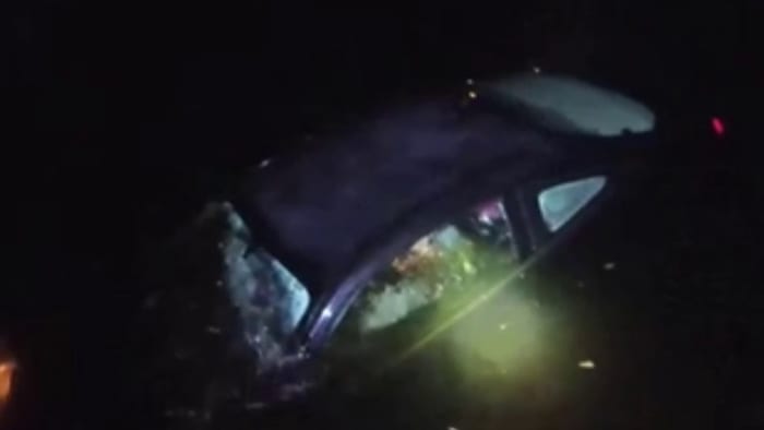 Watch Cape Coral Officer Jumps Into Canal To Save Driver In Sinking Car