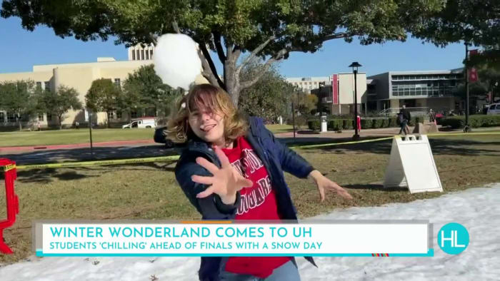 The University of Houston Help Students Chill Out Before Finals