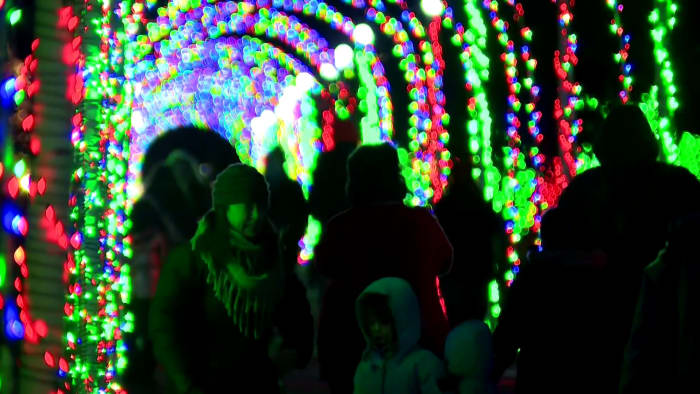 St. Clair Shores celebrate holiday lights at Blossom Heath Park