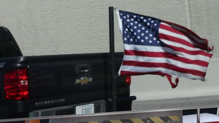 Ask Trooper Steve: Can you legally fly a flag on your car? Ask Trooper Steve: Can you legally fly a flag on your car?