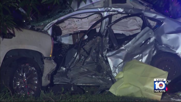 Surveillance Video Captures Possibly Deadly Crash In Miami Gardens