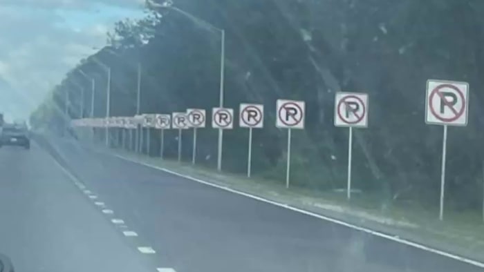 Here’s why there are so many no parking signs near rest stops on ...