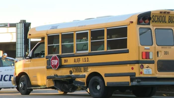 Alief ISD bus hit by driver under the influence while students onboard ...