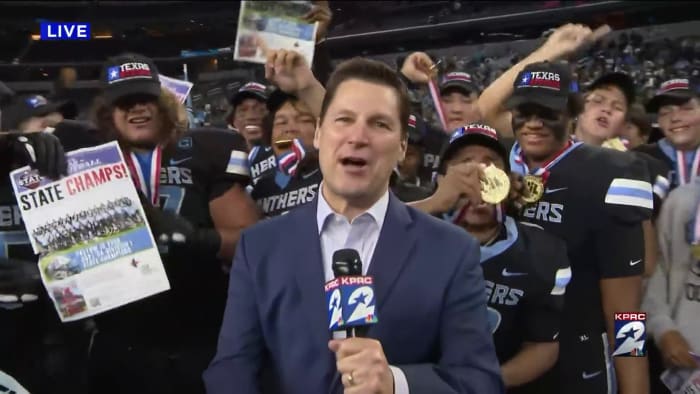 Katy Paetow wins Texas state football championship in overtime thriller
