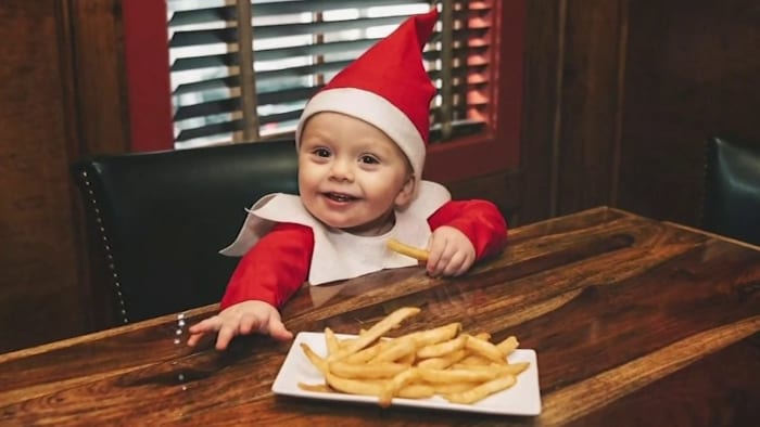 Real-life Elf on the Shelf goes viral