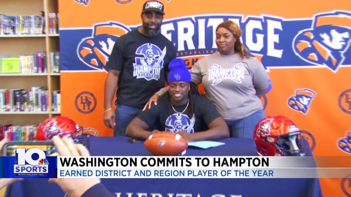 Heritage’s Terrell Washington heading to Hampton University